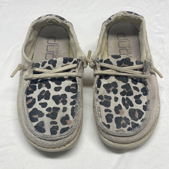 Hey Dude | Shoes | Used Hey Dude Kids P Leopard Print Shoes | Poshmark